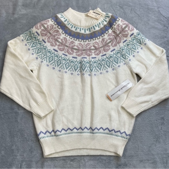 Alfred Dunner | Sweaters | Alfred Dunner Sweater Medium Nwt Fair Isle ...